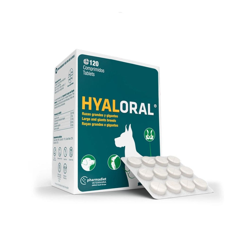 Hyaloral Razas Grandes y Gigantes 120 Comprimidos | Petvet.cl – petvet.cl