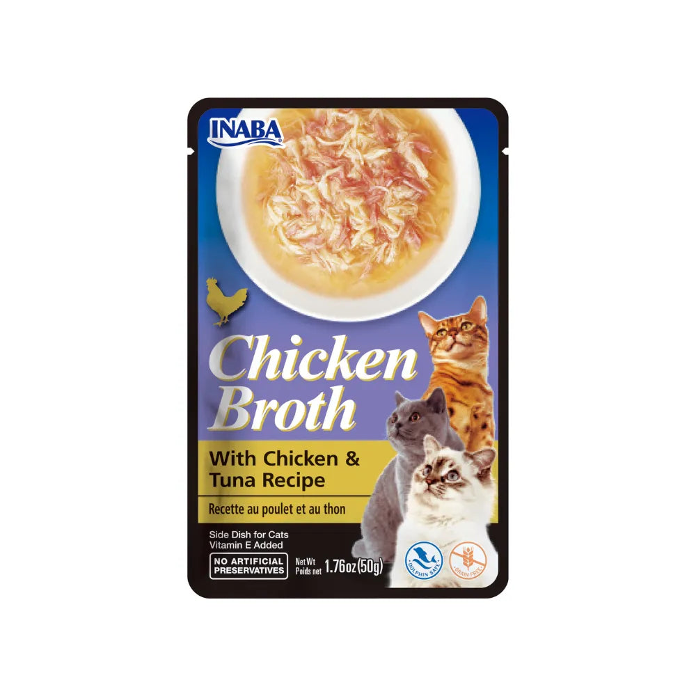 Churu Chicken Broth Pollo & Atún 50 g – Hidratación Natural para Gatos ...