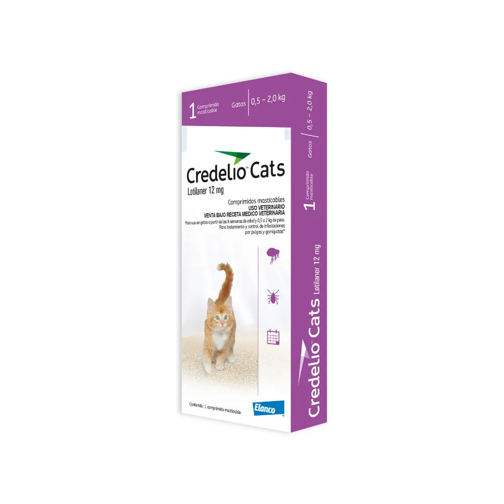 Credelio Cats 12 mg 0,5 – 2 Kg 1 Comprimido | Petvet.cl – petvet.cl