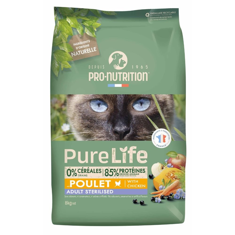 Pure Life Flatazor - Gato Adulto Esterilizado Pollo