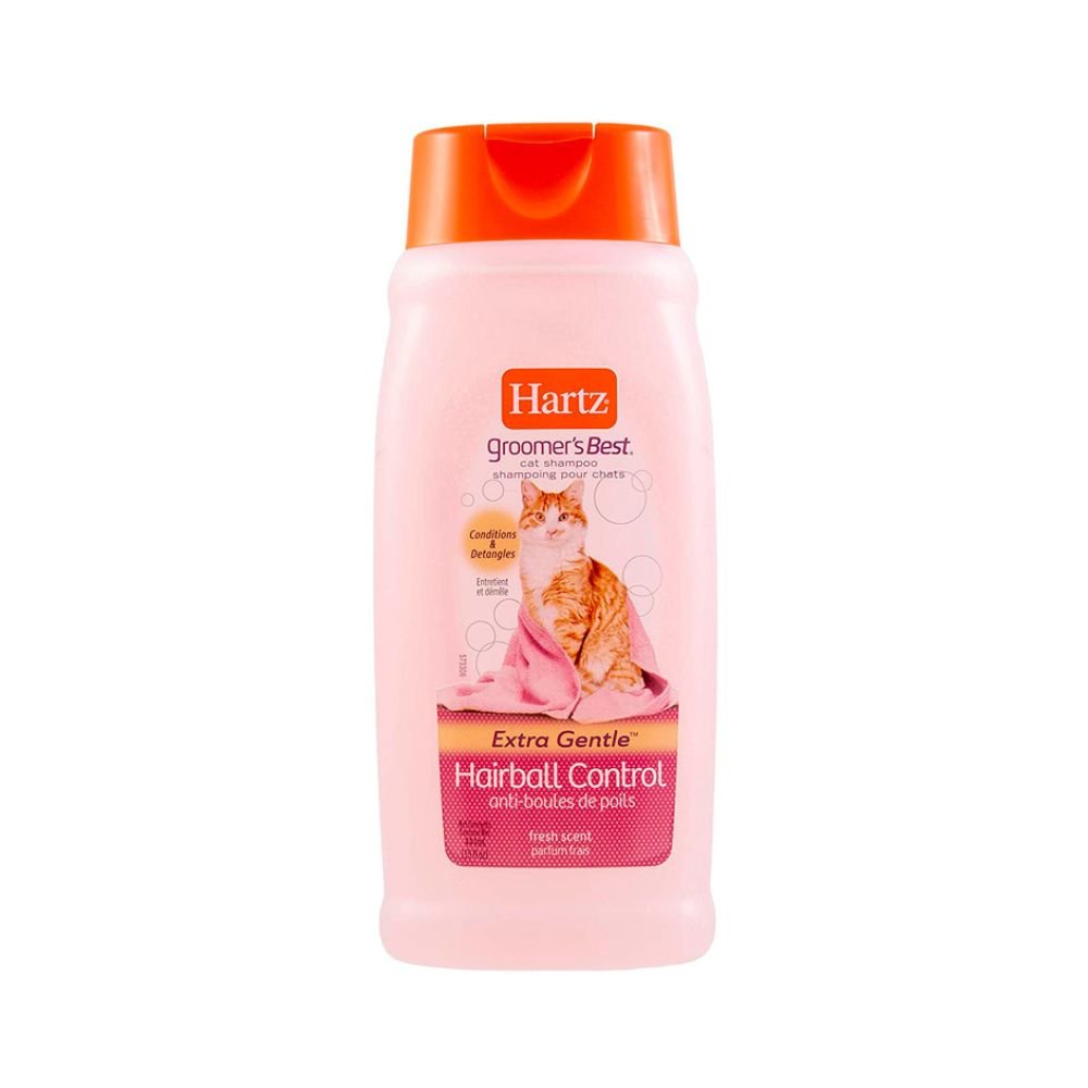 Shampoo Hartz Extra Gentle Gato Hairball Control 444ml – petvet.cl